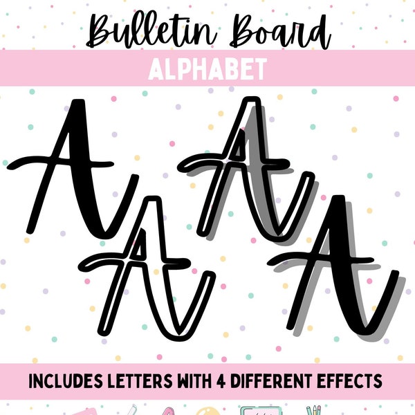 Bulletin Board Letters - Etsy