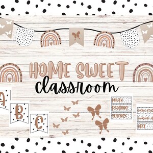 Rainbow Butterfly Bulletin Board Kit - Bulletin Board Classroom Decor ...