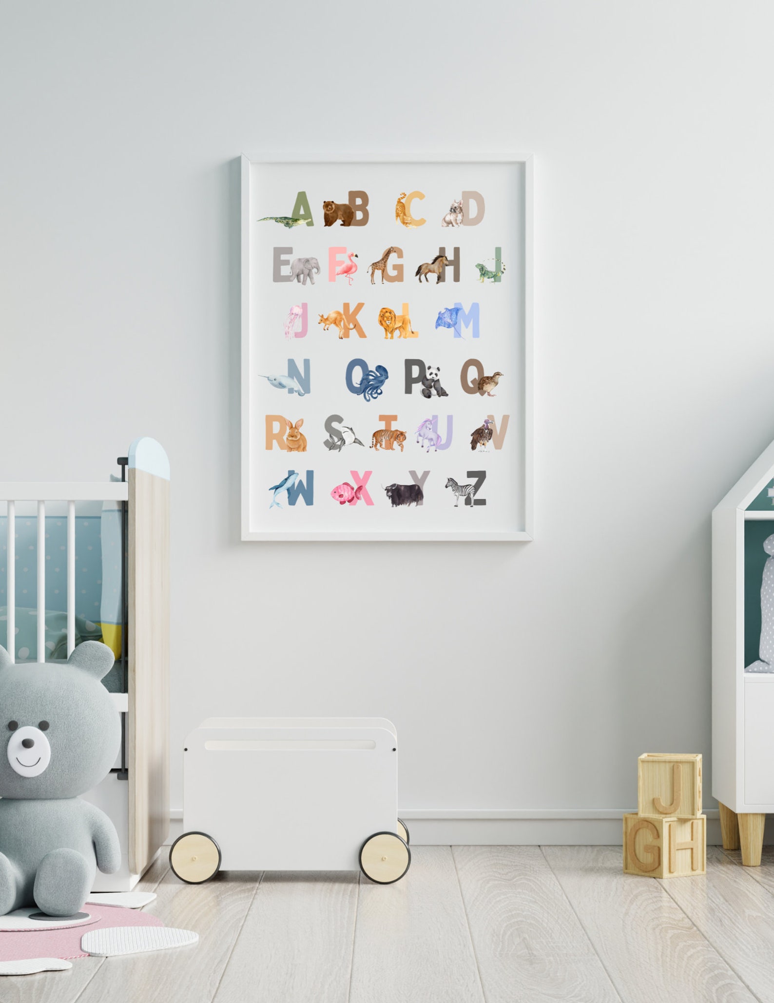 Animal Educational Poster, Animal Alphabet, Homeschool Printables ...