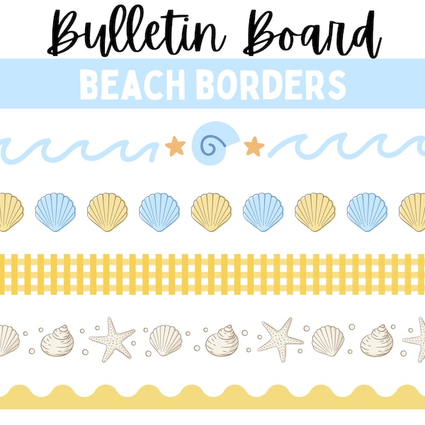 Beach Bulletin Board - Etsy