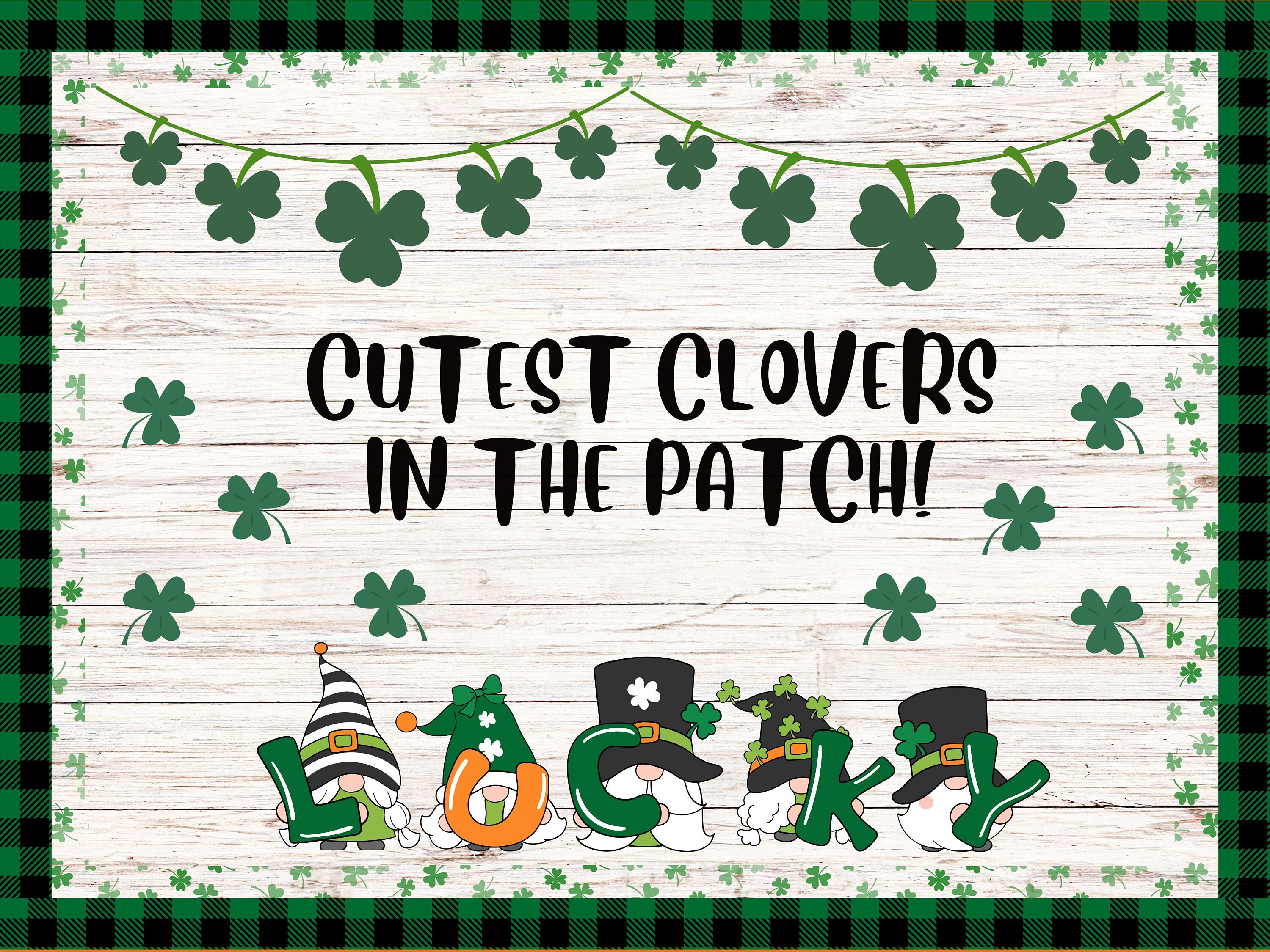 St. Patricks Bulletin Board Kit - Happy St. Patricks Day - Bulletin ...