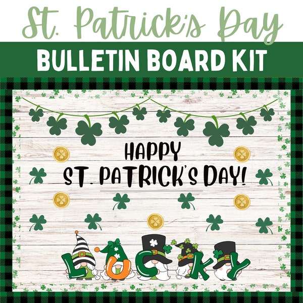 St Patricks Bulletin - Etsy