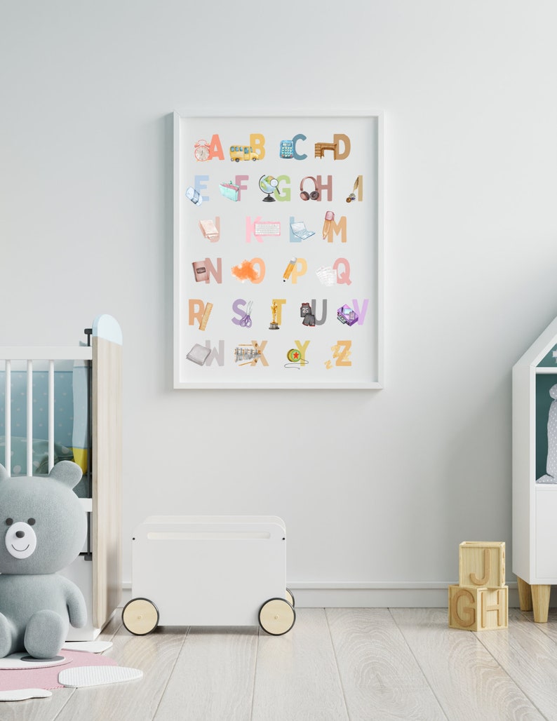 School Educational Poster, School Alphabet, Homeschool Printables ...