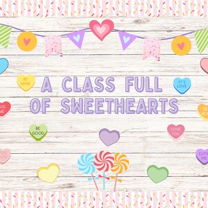Sweetheart Valentine Bulletin Board Kit - Happy Valentine's Day ...