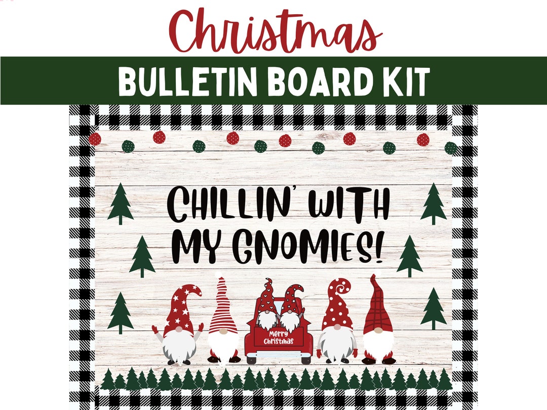 Christmas Bulletin Board Kit Merry Christmas Bulletin Board Classroom ...