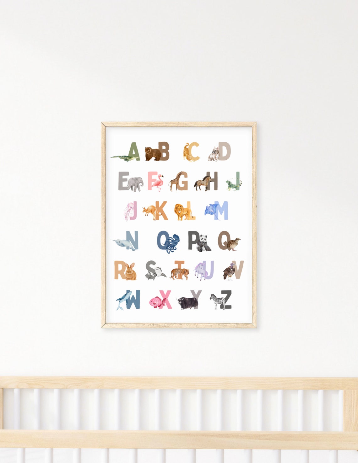 Animal Educational Poster, Animal Alphabet, Homeschool Printables ...