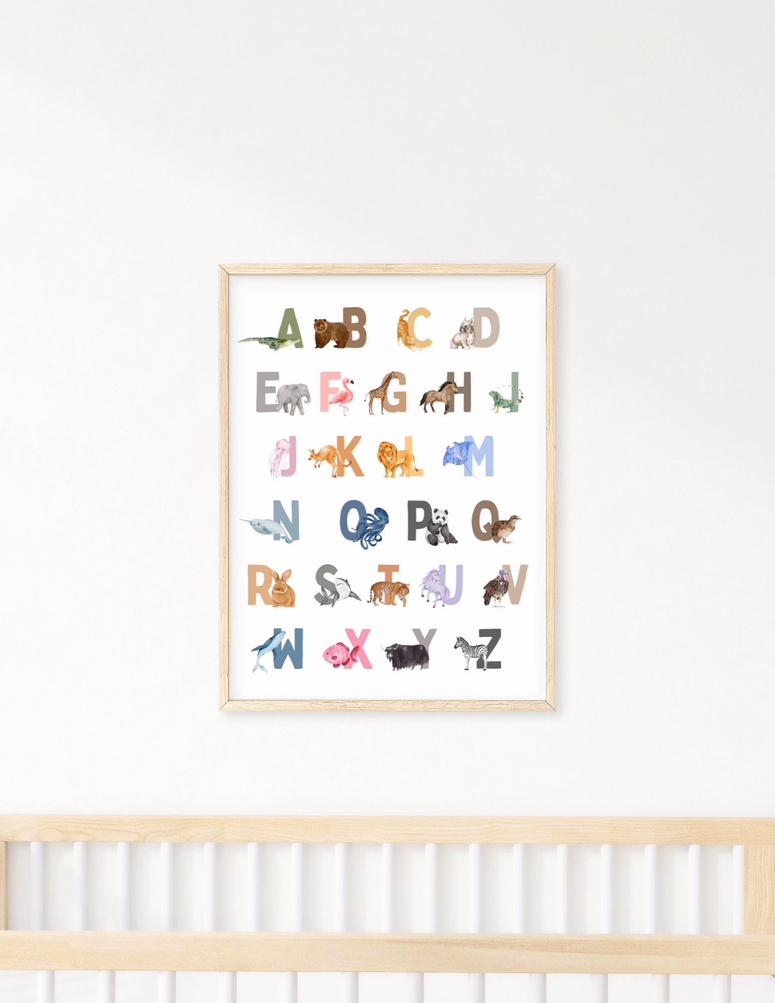Animal Educational Poster, Animal Alphabet, Homeschool Printables ...