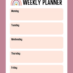 Undated Teacher Planner - Academic Planner - Teacher Printable ...