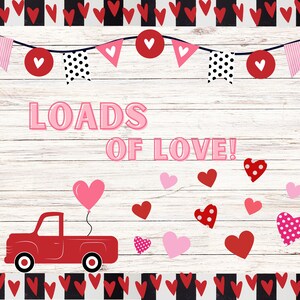 Loads of Love Valentine Bulletin Board Kit - Happy Valentine's Day ...