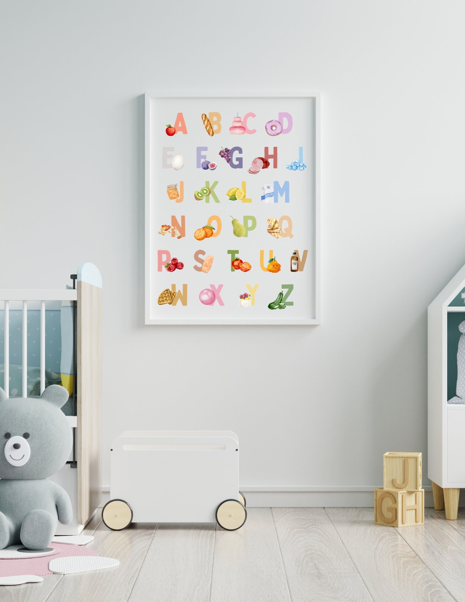 Food Educational Poster, Food Alphabet, Homeschool Printables ...