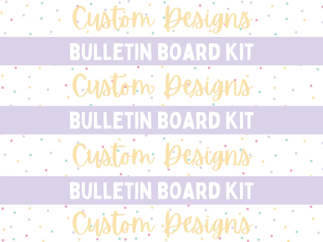 Customized Bulletin Board - Teacher Classroom Bulletin Boards ...