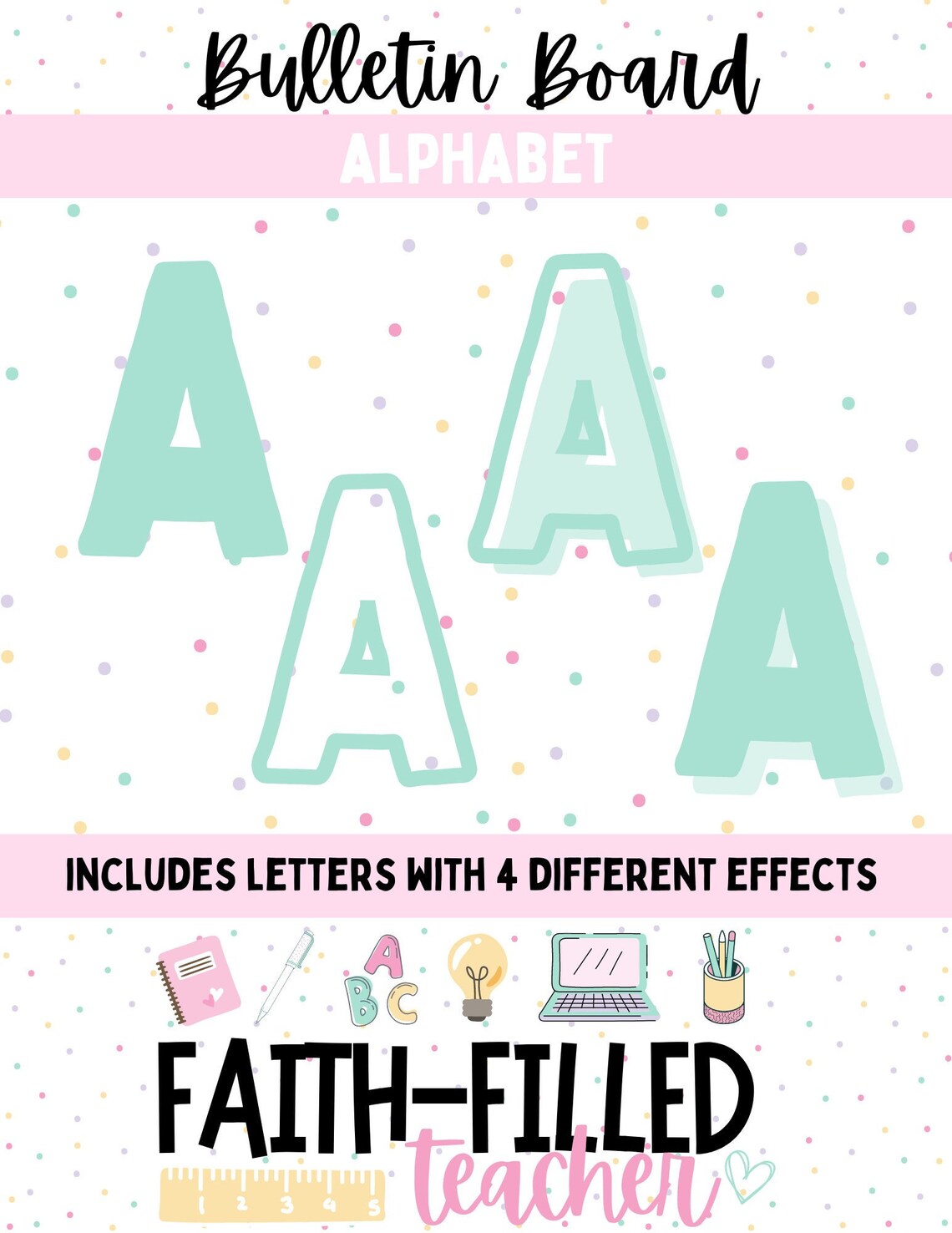 Blue Classroom Banner Letters Full Alphabet Classroom Decor Printable ...