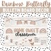 Rainbow Butterfly Bulletin Board Kit - Bulletin Board Classroom Decor ...