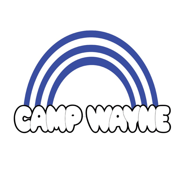 CAMP RAINBOW DECAL - Etsy