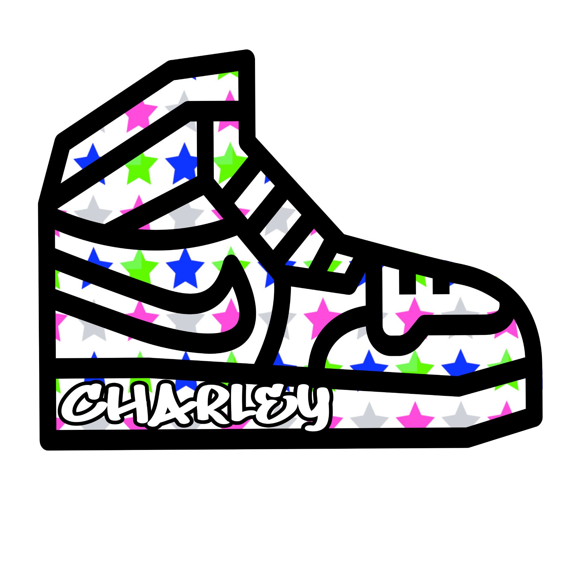 Nike Sneaker Removable Custom Decal - Etsy