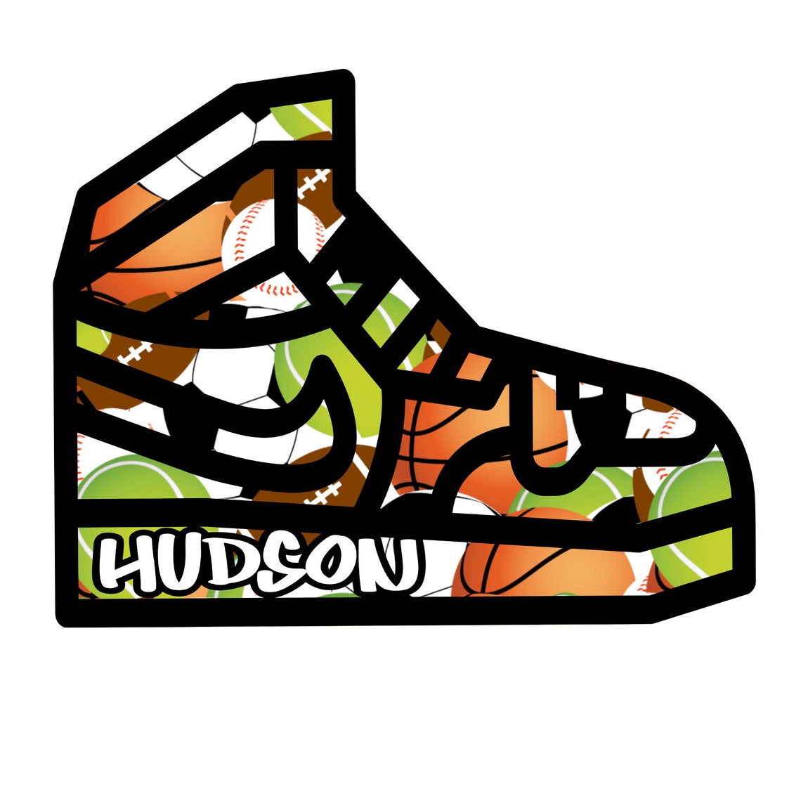 Nike Sneaker Removable Custom Decal - Etsy