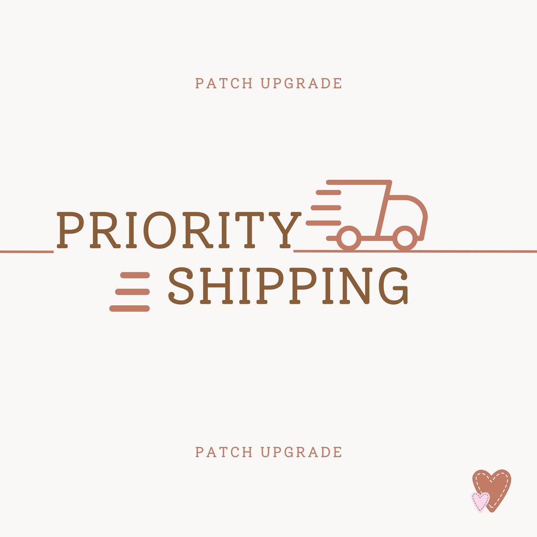 USPS Priority Mail Upgrade for Patches Only - Etsy