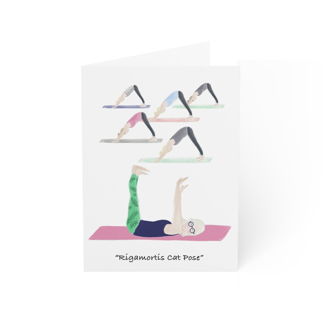 Card - Funny Yoga Card - Etsy