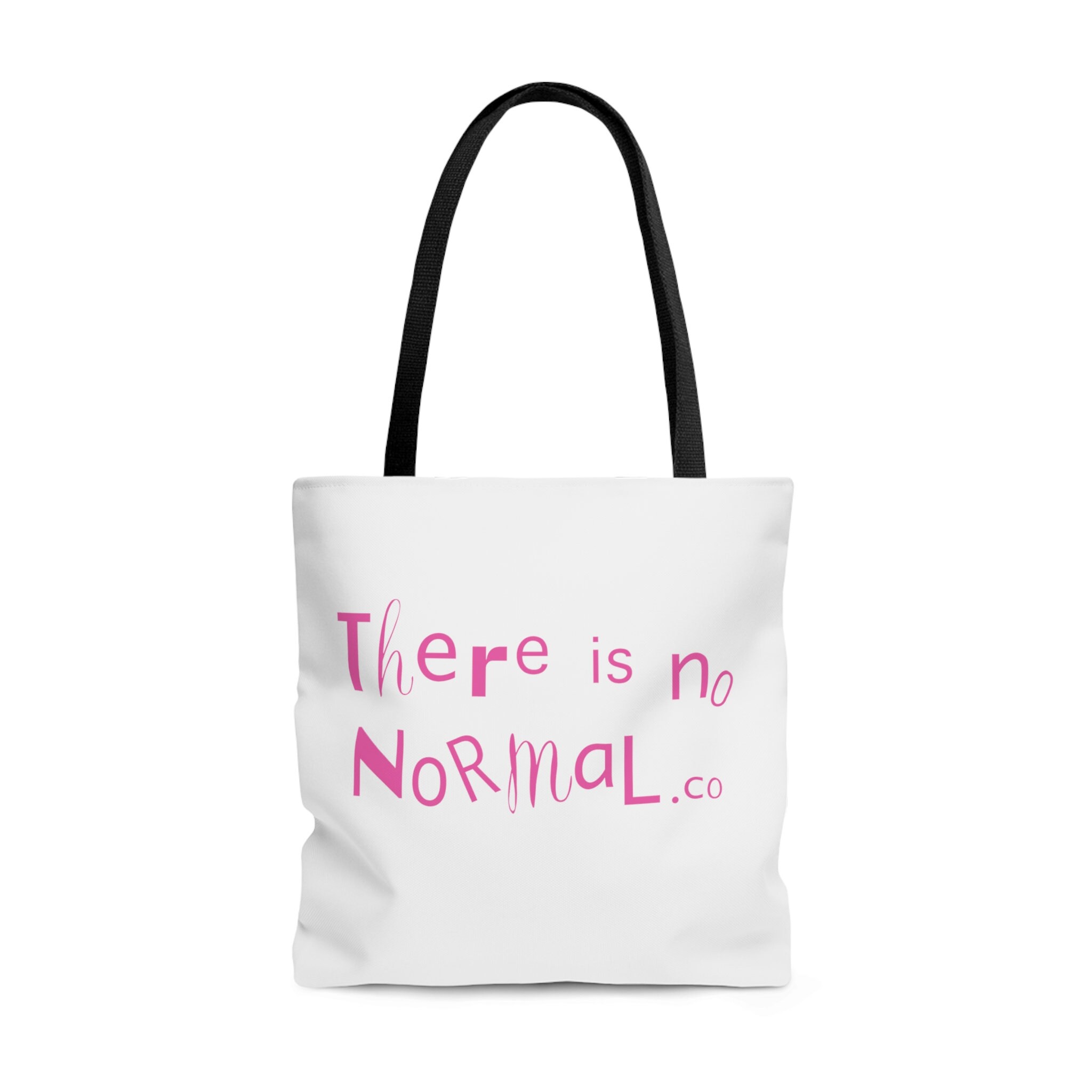 There is No Normal Tote Bag Pink Logo - Etsy