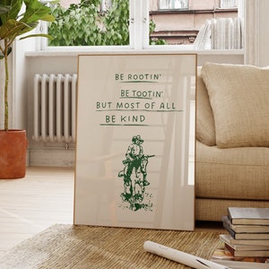 Cowboy Quote Print Minimalist Western Wall Art Green Horseback Riding ...