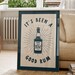 Retro Rum Print Bar Cart Wall Art Vintage Liquor Poster Bar Printable ...