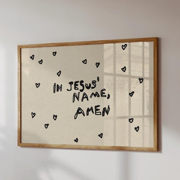 Amen Sign - Etsy