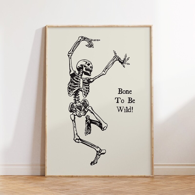 Skeleton Wall Art - Etsy