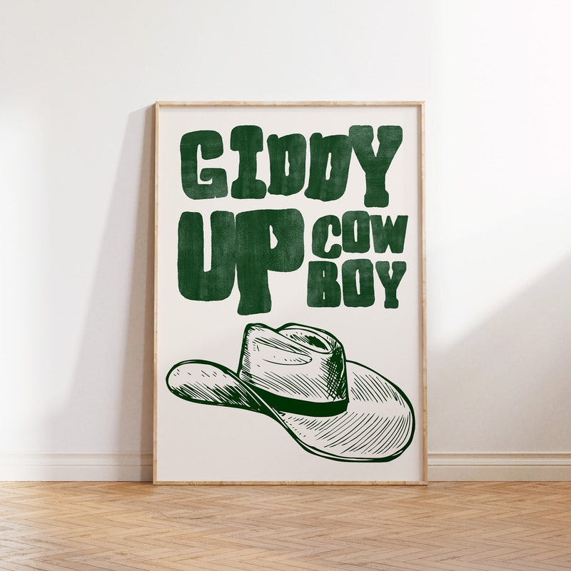 Western Poster - Etsy