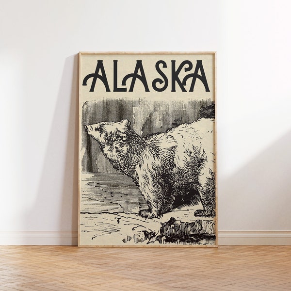 Alaska Poster - Etsy