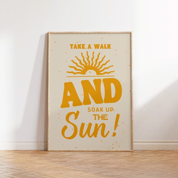 Sun Poster - Etsy