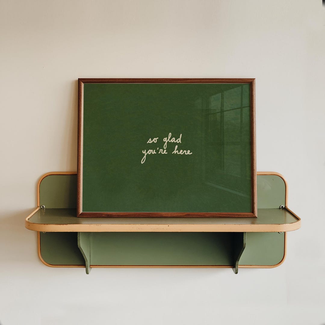 So Glad You're Here Print: Entryway Wall Art, Guest Room Decor (digital ...