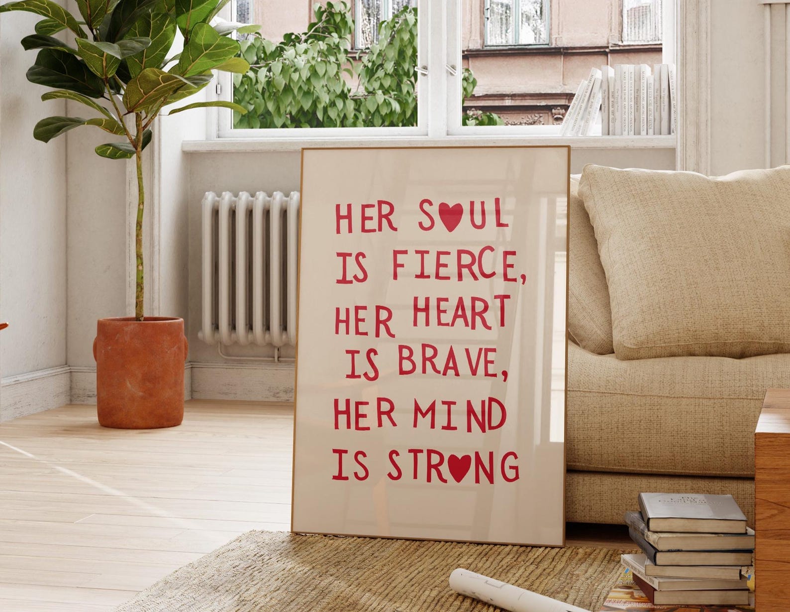 Fierce Soul Quote Print: Modern Feminine Wall Art (digital Download) - Etsy