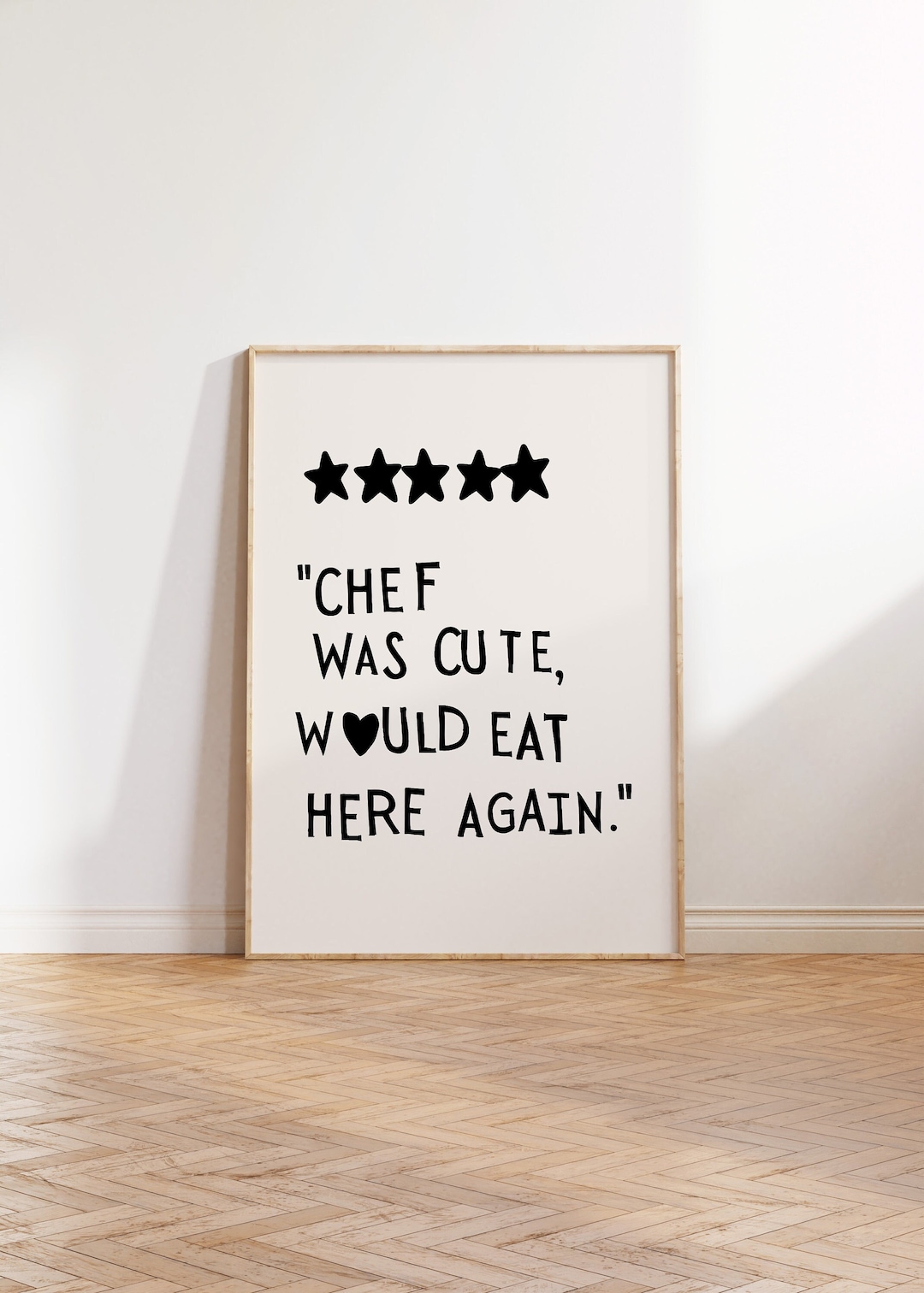 Aesthetic Kitchen Decor Cute Cooking Art Kitchen Wall Art Print ...