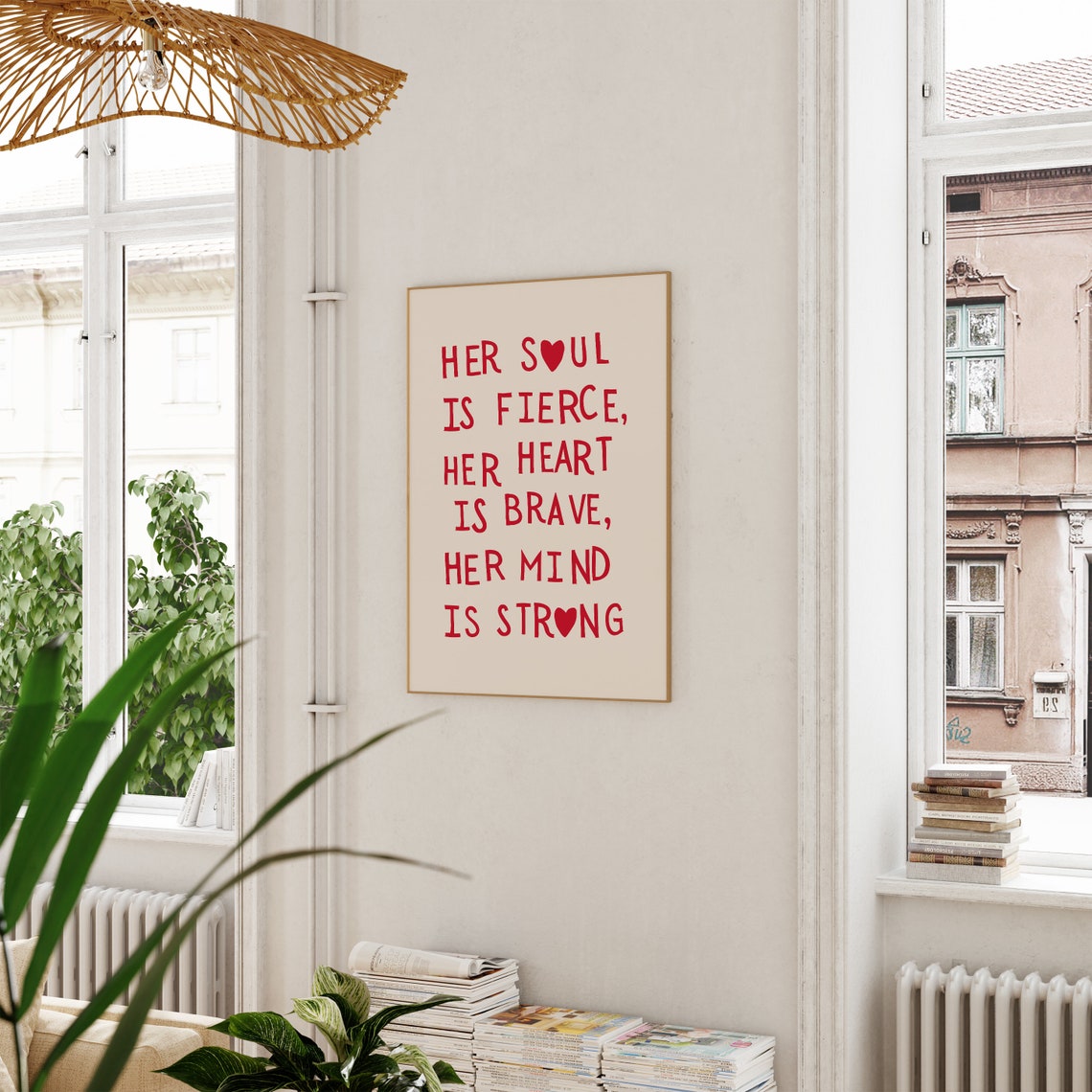 Fierce Soul Quote Print: Modern Feminine Wall Art (digital Download) - Etsy