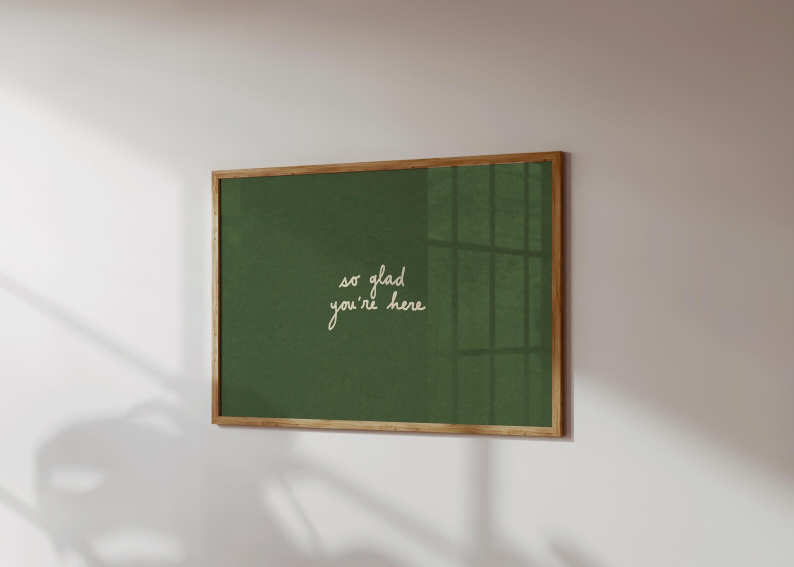 So Glad You're Here Print: Entryway Wall Art, Guest Room Decor (digital ...