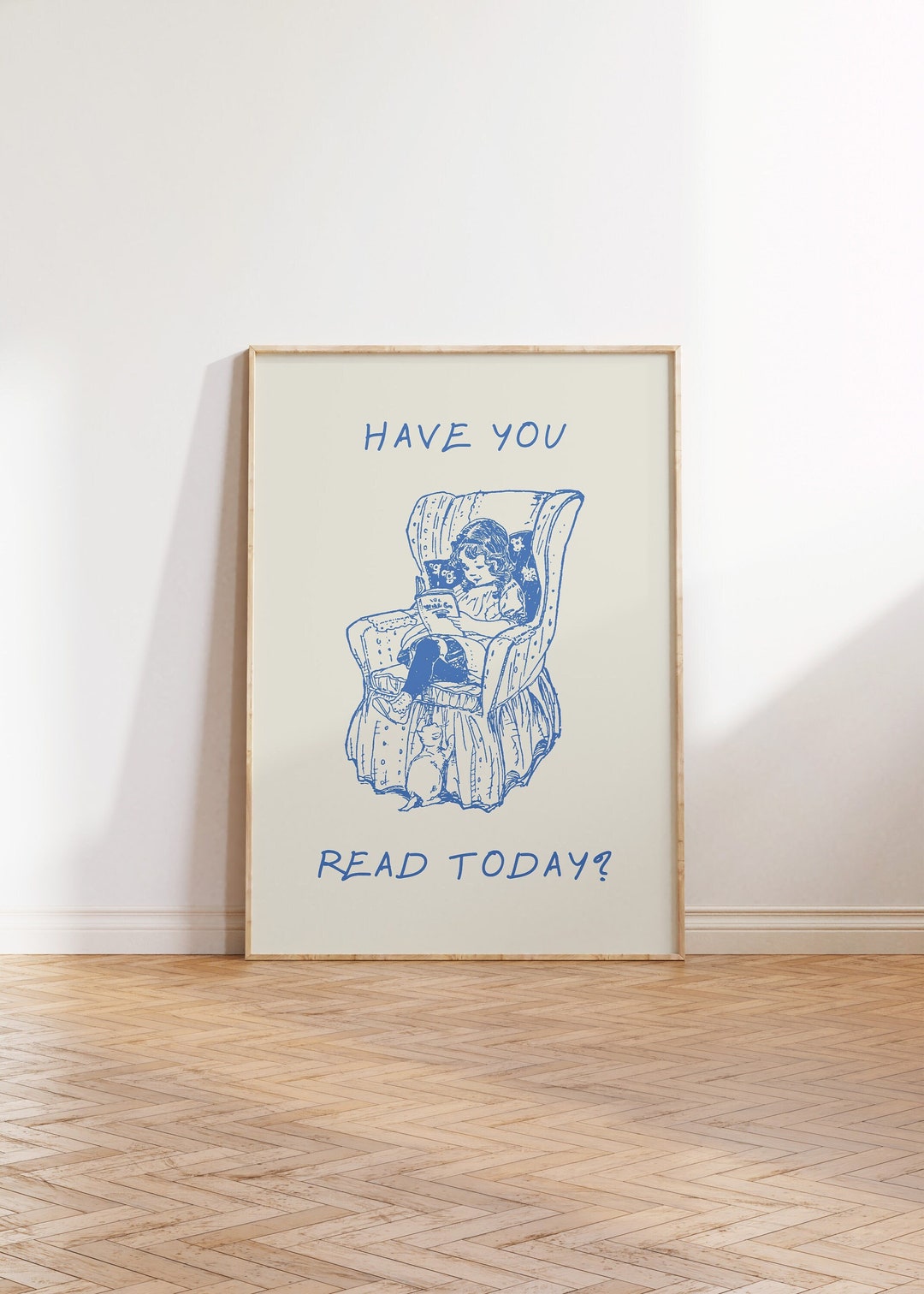 Have You Read Today Print Vintage Book Art Funny Reading Poster Vintage ...