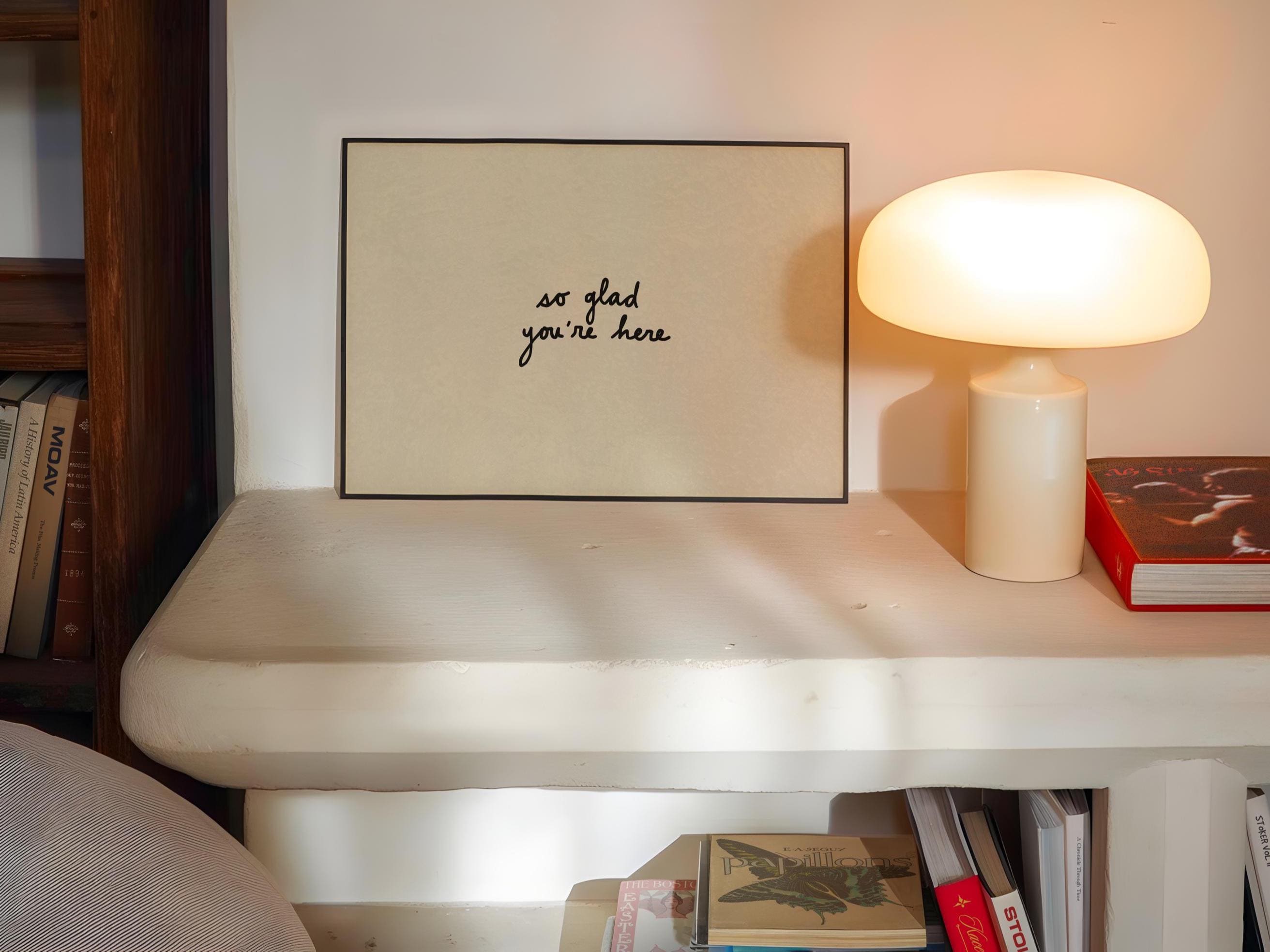 So Glad You're Here Print: Entryway Wall Art, Guest Room Decor (digital ...
