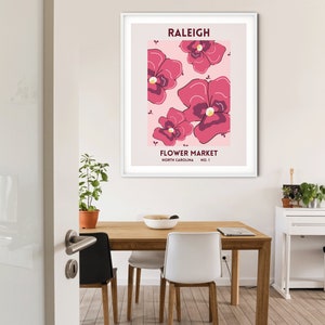 Raleigh North Carolina Print Raleigh Poster Raleigh NC Art - Etsy