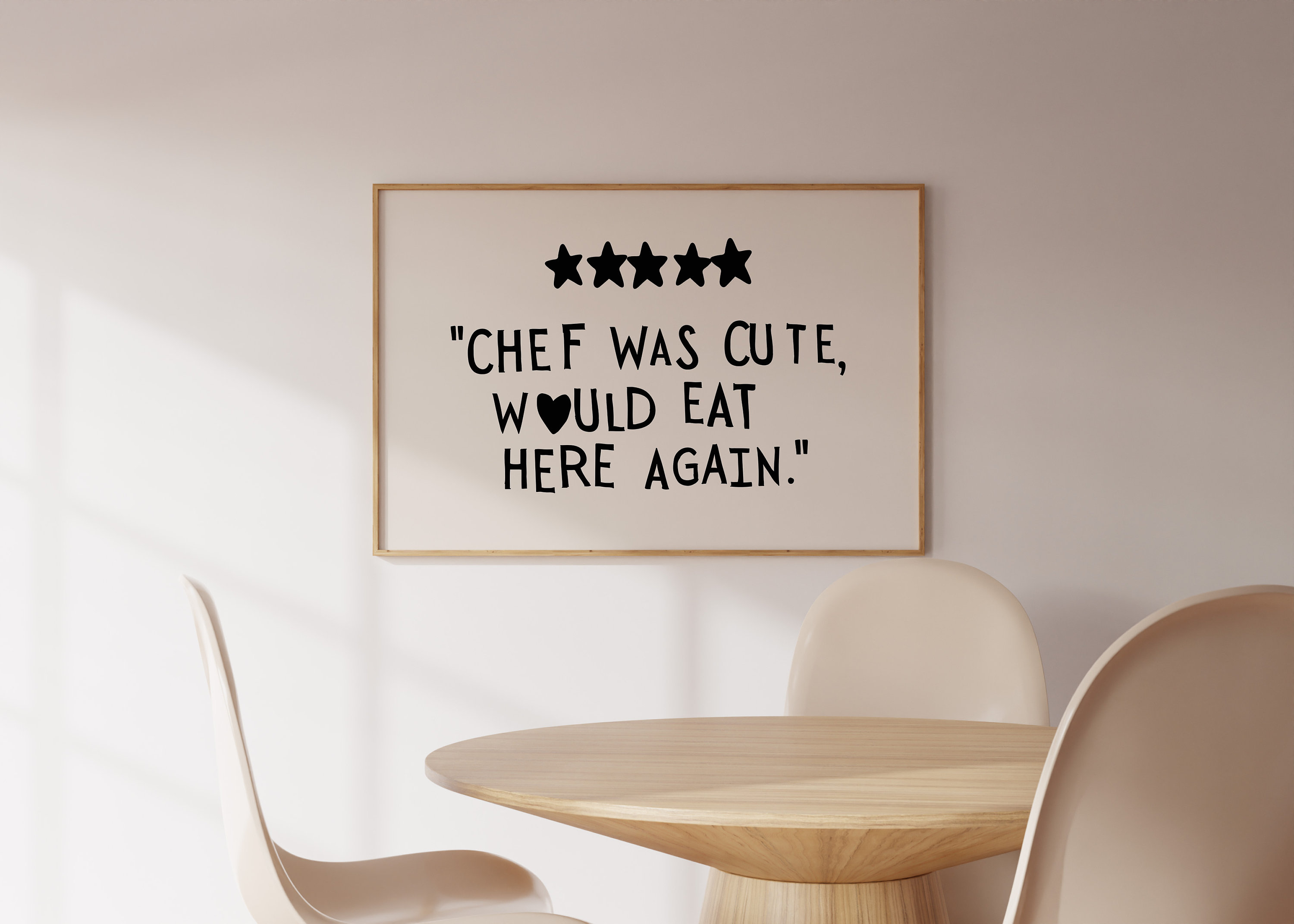 Aesthetic Kitchen Decor Cute Cooking Art Kitchen Wall Art Minimalist ...