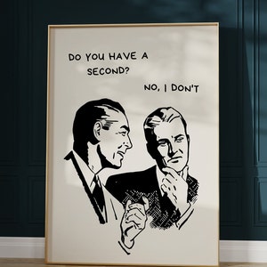 Vintage Office Print Funny Corporate Wall Art Retro Office Poster Work ...