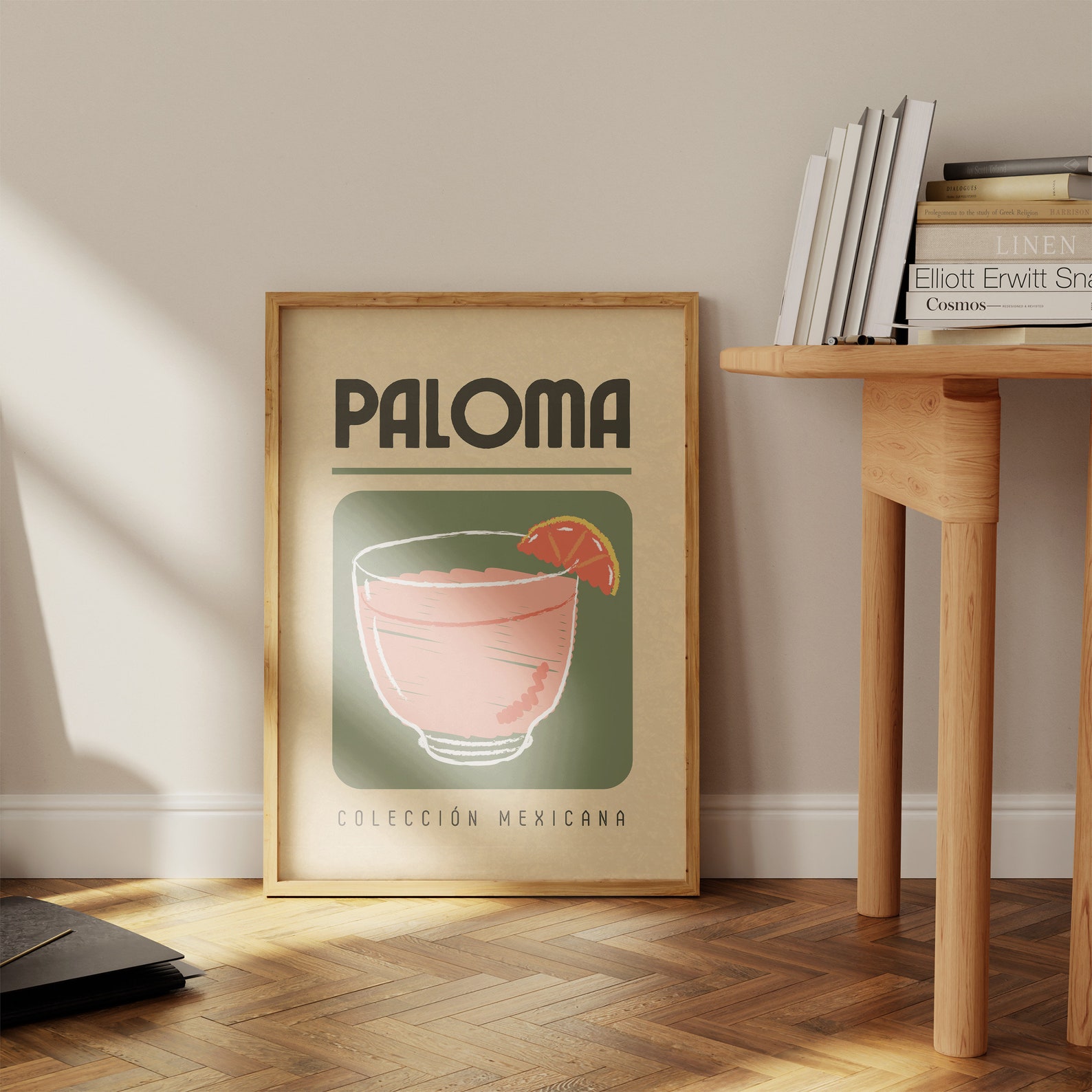 Paloma Print Mexico Art Print Bar Cart Wall Art Vintage Mexico Wall Art ...