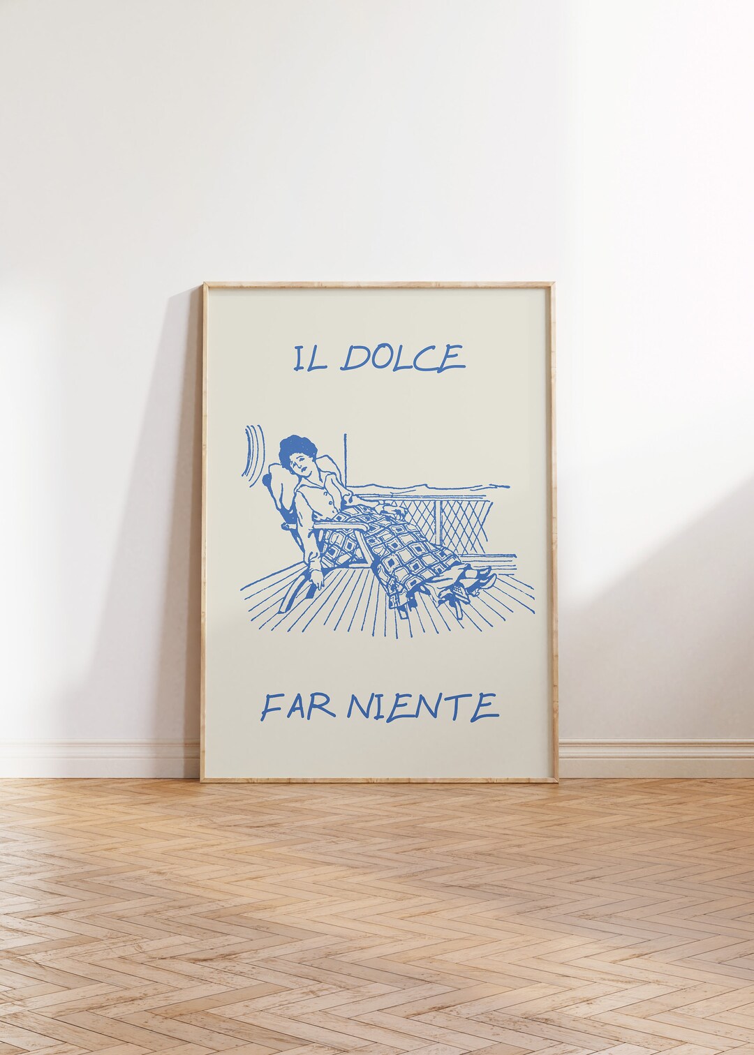 Il Dolce Far Niente Print Vintage Italian Wall Art Italian - Etsy