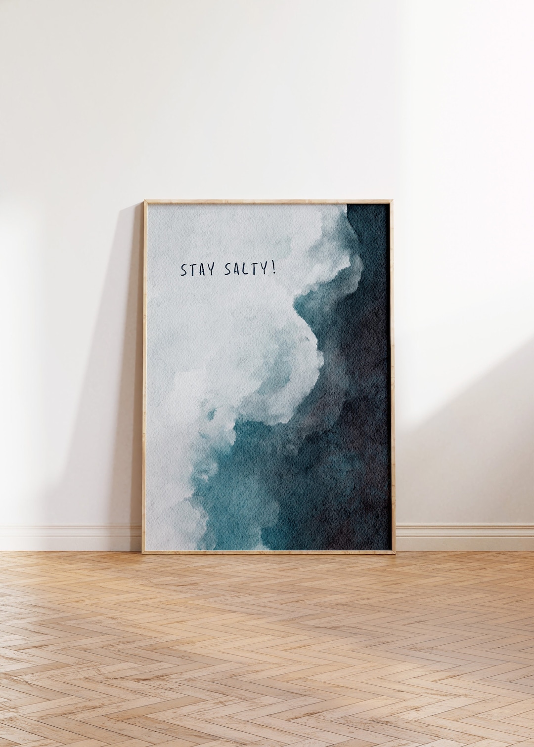 Minimalist Coastal Wall Art Trendy Sea Poster Modern Beachy Art Surfing ...