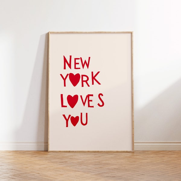 I Love New York - Etsy