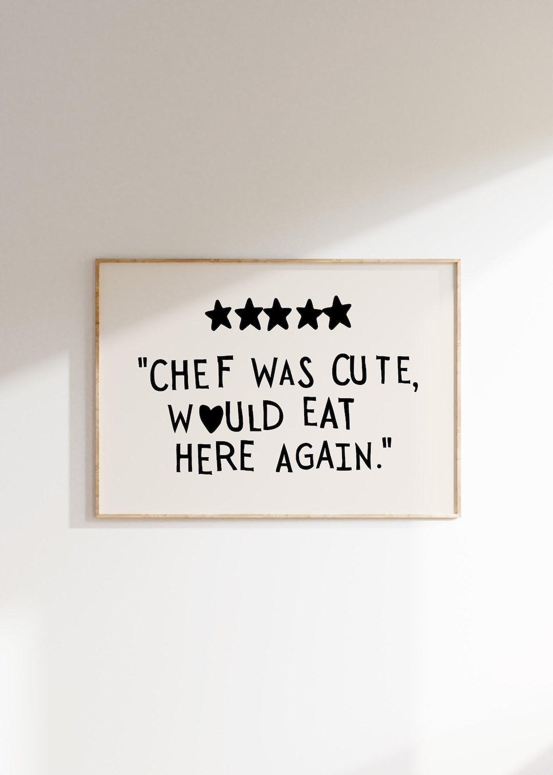 Aesthetic Kitchen Decor Cute Cooking Art Kitchen Wall Art Minimalist ...