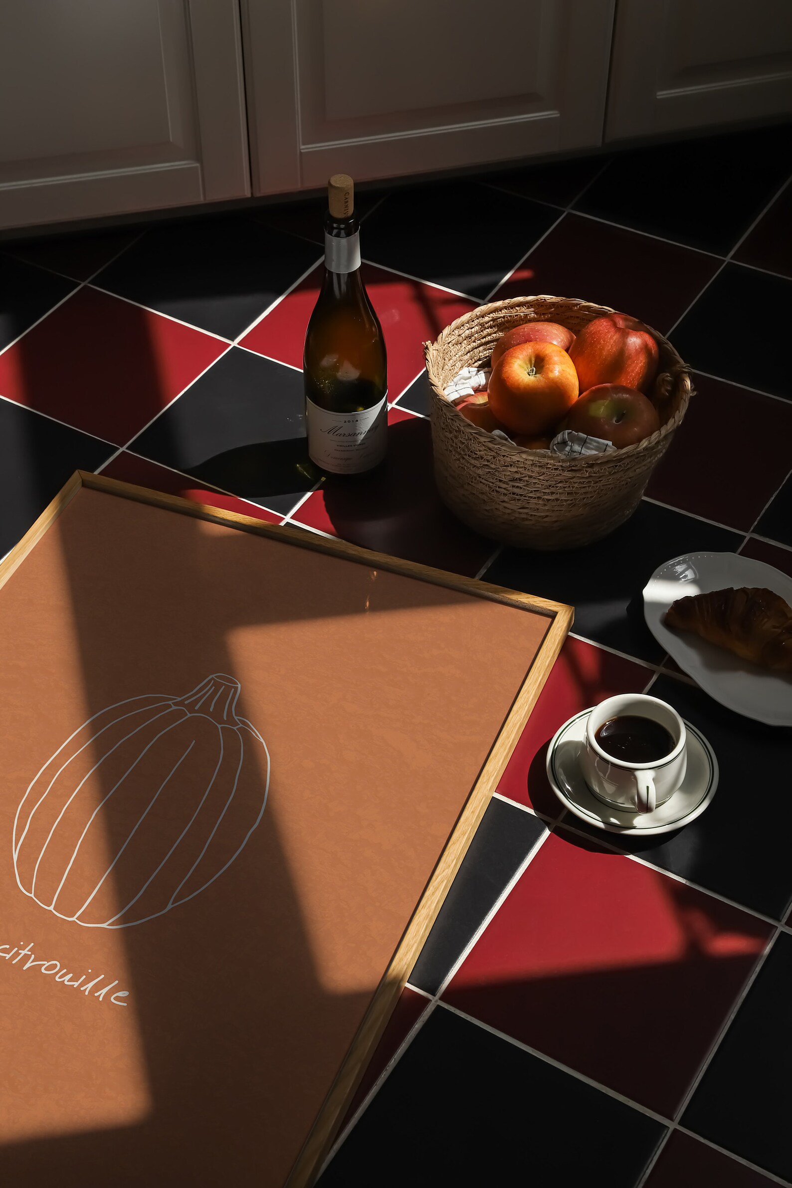 La Citrouille Print Pumpkin Poster Minimalist Fall Wall Art Trendy ...