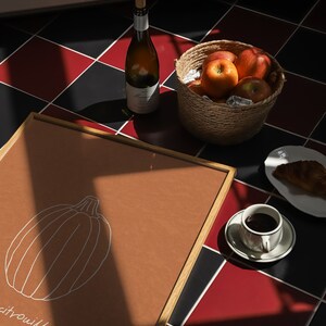 La Citrouille Print Pumpkin Poster Minimalist Fall Wall Art Trendy ...