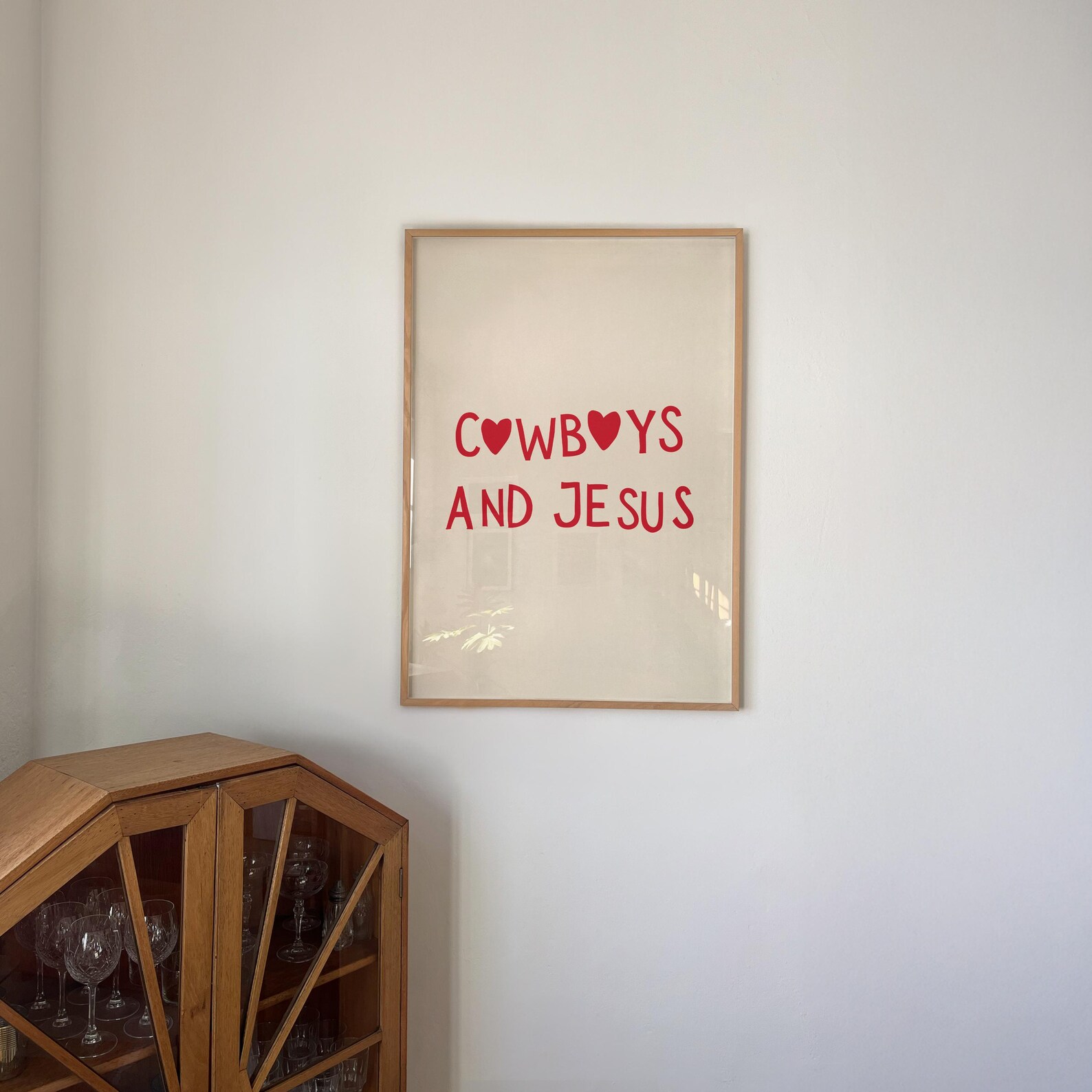 Cowboys and Jesus Print: Preppy Western Christian Art (digital Download ...