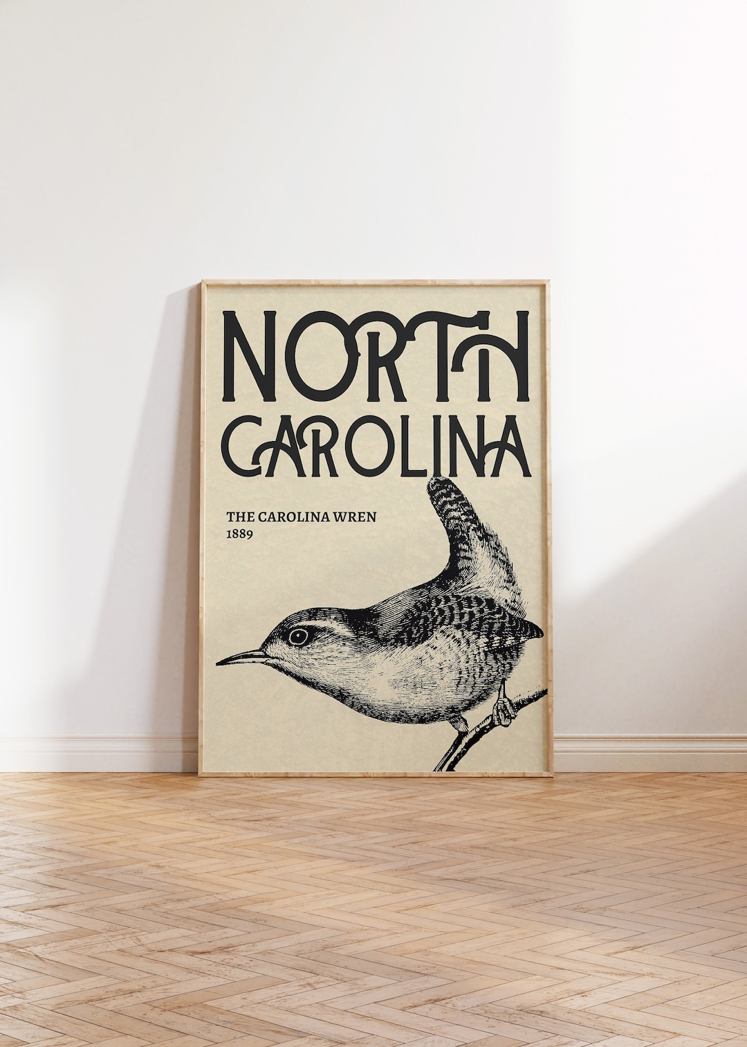 North Carolina Poster North Carolina Wall Art Vintage Wall Art North ...