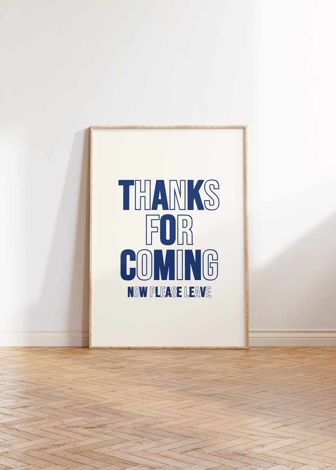 Thank for Coming Print Trendy Entryway Decor Quirky Apartment Decor ...